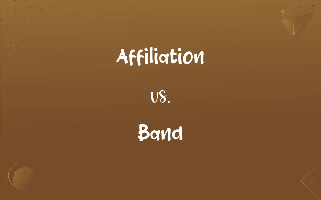 Affiliation vs. Band: What’s the Difference?