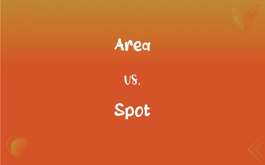 Area Vs Spot What s The Difference Area Vs Spot What s The Difference