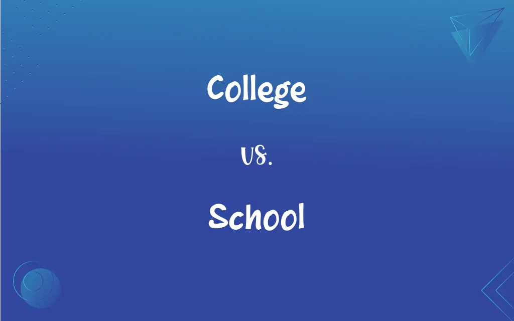 College vs. School: What’s the Difference?