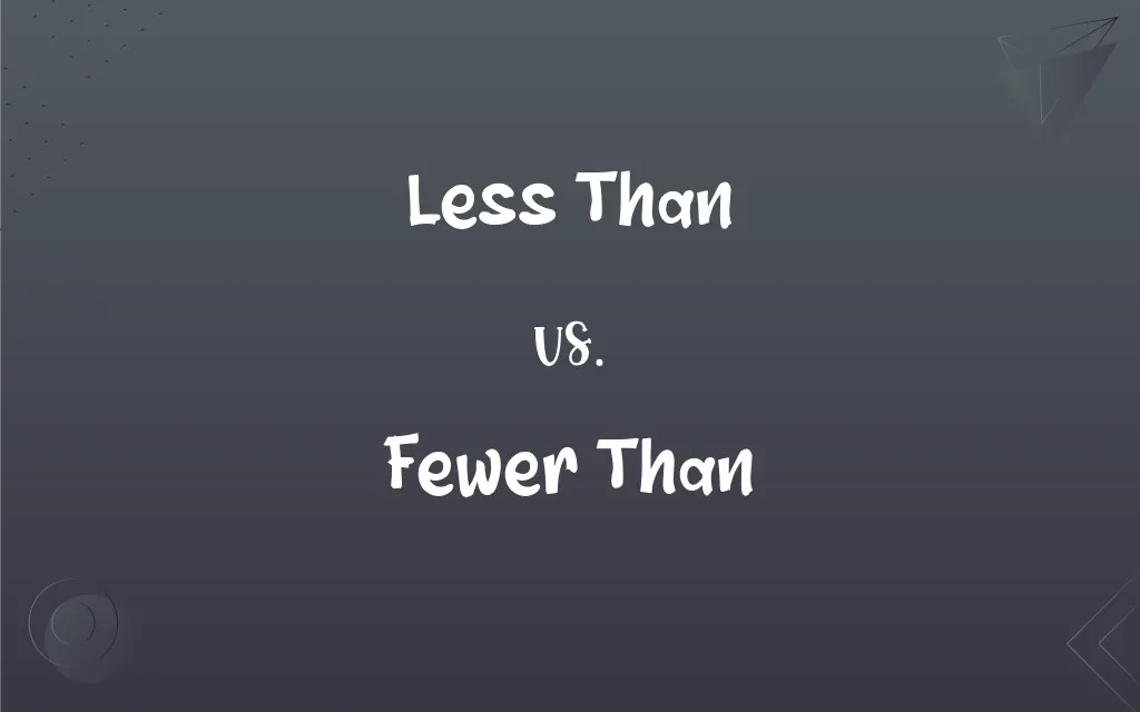 Less Than Vs Fewer Than What s The Difference Less Than Vs Fewer Than What s The Difference