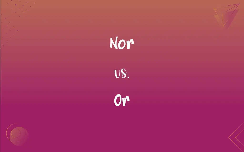 Nor Vs Or Nor Vs Or