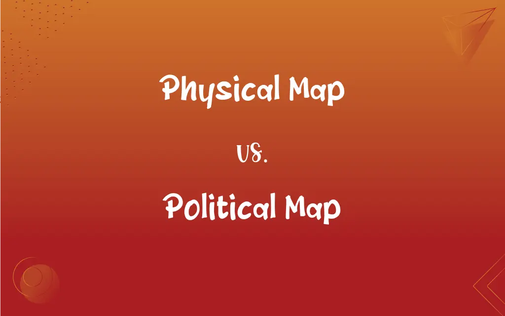 Physical Map Vs Political Map What s The Difference Physical Map Vs Political Map What s The Difference
