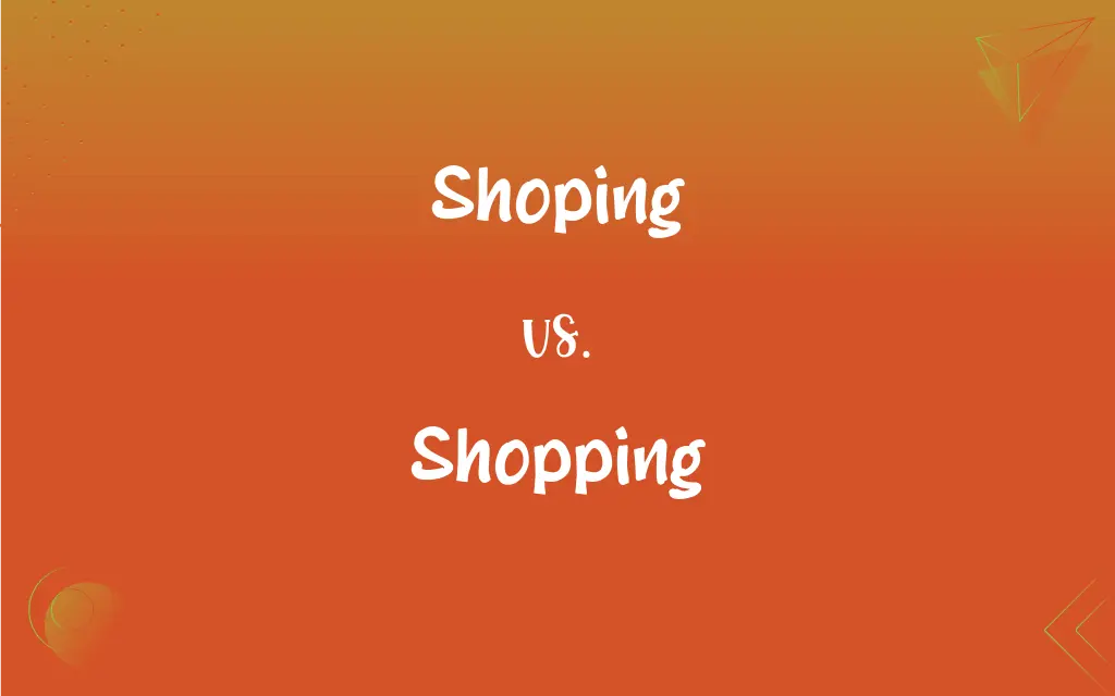 Shoping vs. Shopping: Mastering the Correct Spelling